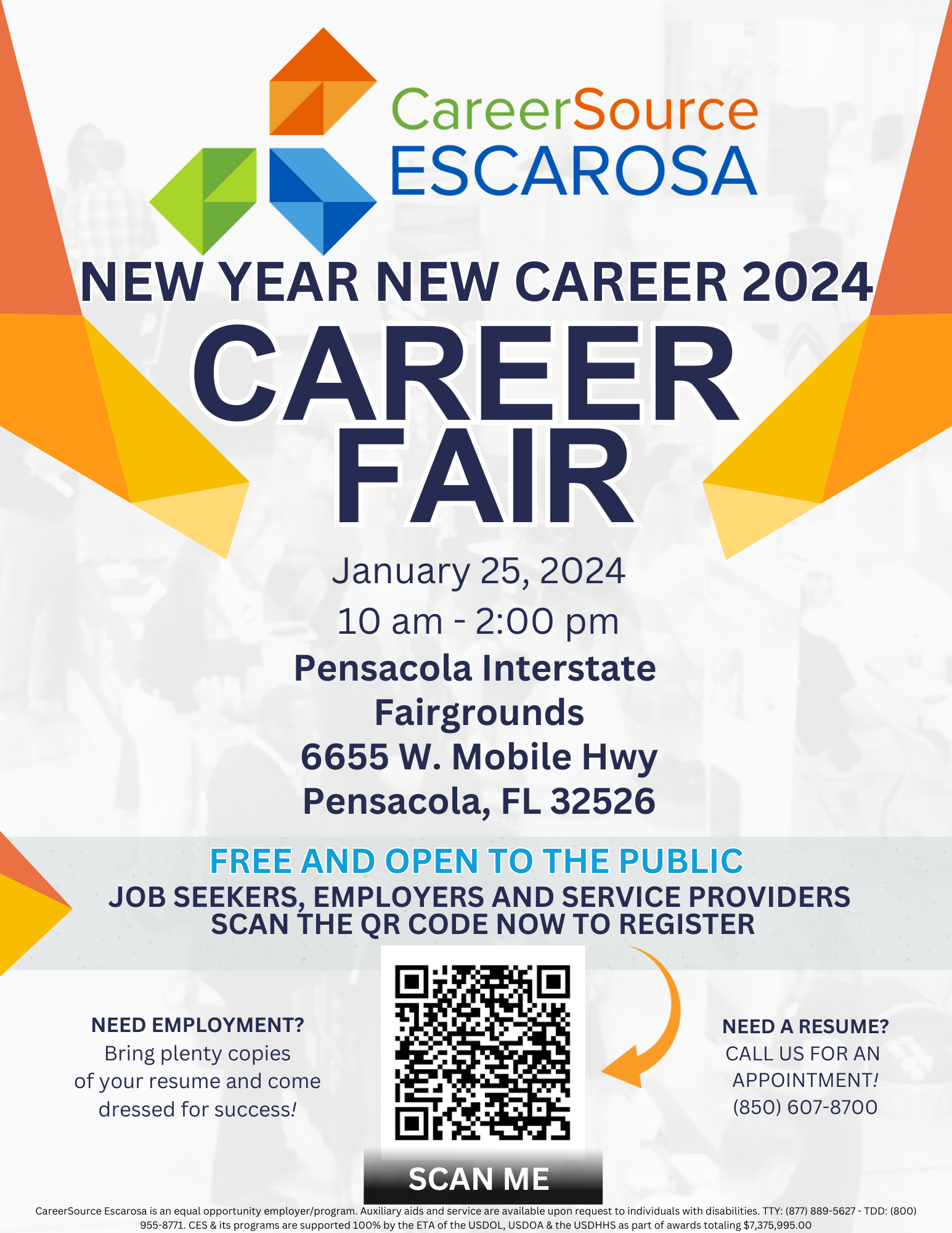 Upcoming Job Seeker Events - CareerSource Escarosa